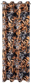 ZATEMŇOVACÍ ZÁVĚS NA KROUŽCÍCH PIERRE CARDIN ZOJA 140X250 CM VZOROVANÁ