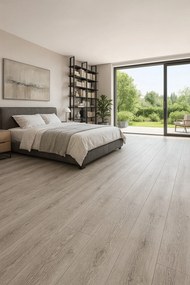 Beauflor, PVC podlaha - lino Toptex Tasmanian Oak 096L, na míru, šíře 4m,5m, šedá, filc, chodba / předsíň