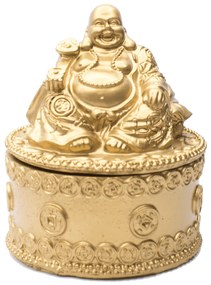 Milujeme Kameny Smějící se Buddha hojnosti - truhlička Feng shui