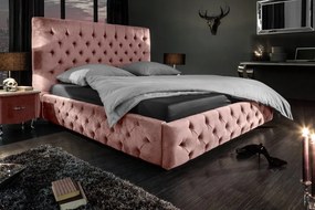 Chesterfield postel PALLAS Dekorhome Růžová
