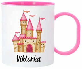 Plastový hrníček Hrad pro princezny