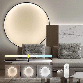 Immax NEO FINO nástěnné +stropní svítidlo černé 80cm 50W 3420lm Tuya Zigbee 3,0 s DO