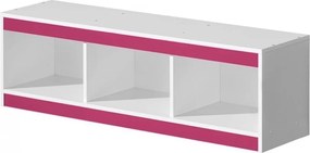Casarredo - Komfort nábytek Závěsná police GULLIWER 10 výběr barev | barva: dom-růžová-lesk
