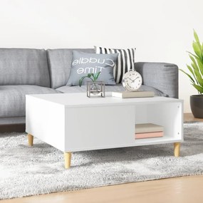 Konferenční stolek bílý 80 x 80 x 36,5 cm kompozitní dřevo,  821092 HangarStore.cz