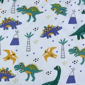 Jerry Fabrics Povlečení do postýlky Dino Cute and Wild baby 100x135, 40x60 cm