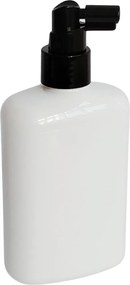 Dávkovač na mýdlo 250 ml bílý s černým sprejem LIMA