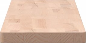 vidaXL Nástěnná police 100 x 20 x 2,5 cm masivní bukové dřevo [356016] Barva: Hnědá