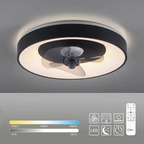 JUST LIGHT. 14644-18 -LED Stropní svítidlo s ventilátorem VENIKA LED/36W/230V+DO