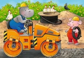 Ravensburger Zvířata na staveništi 2/4/6/8 dílků / od 2 let