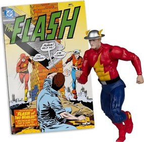 Figurka McFarlane Toys DC s komiksem WV 11 Flash 123 – Jay Garrick Flash 18 cm [Chase]