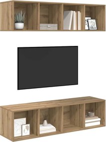 Sestava TV skříněk 2 ks Artisanový dub Kompozitní dřevo 3393527