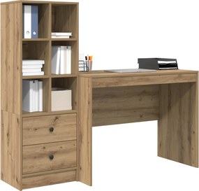 Stůl Artisanový dub 145.5 x 50 x 127 cm 2 ks 3337376