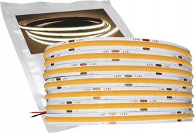 Led pásek Cob Silný 24V 528 diod/m 14W/m barva bílá Neutrální Pro 5 mb