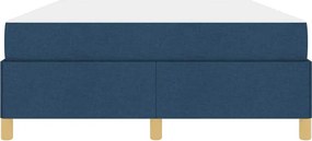 Rám postele Modrá 160 x 200 cm textil 3398954