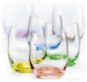 Sada sklenic, Crystalex, CLUB rainbow, 300 ml (6ks)