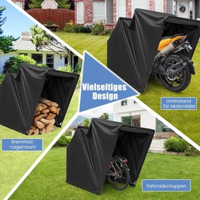 Costway Moto plachta z tkaniny Oxford s kovovým rámem, voděodolná, odolná proti