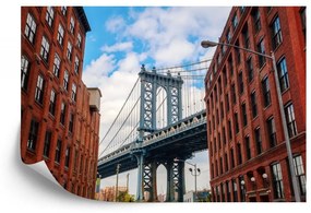 Fototapeta Bridge In New York City Strukturální vinyl 152.5x104