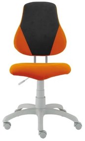 Dětská rostoucí židle Fuxo V-Line oranžová/černá - 3D6675