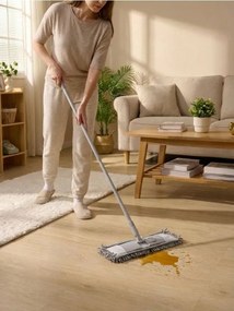 Sinsay - Mop s teleskopickou rukojetí - béžová