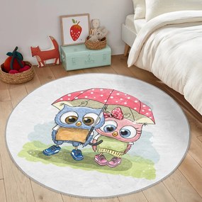 Šedý dětský koberec ø 120 cm Comfort – Mila Home