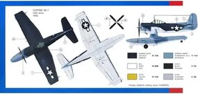 SMĚR Plastikový model Curtiss SC-1 Seahawk / 1:72 / 55 dílků / od 6 le