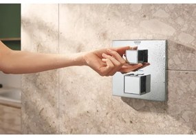 GROHE 34879000 - Podomítkový sprchový systém PRECISION CUBE 310 × 310 mm chrom