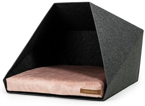 Rexproduct Skládací pelíšek PETPOCKET s měkkou matrací TMAVĚ ŠEDÝ Zvolte barvu: Růžová