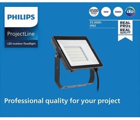 Philips - LED Venkovní reflektor PROJECTLINE LED/50W/230V IP65 3000K
