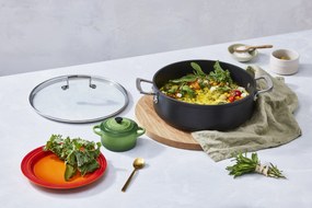 Hrnec Sauteuse Le Creuset nepřilnavý hliník s úchyty 30 cm