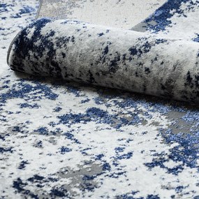 Dywany Łuszczów, Kusový koberec Allure 1959 white/blue, 140x190, modrá, kancelář