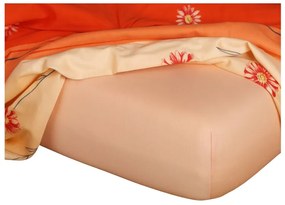 DADKA Jersey prostěradlo meruňka Rozměr 80x200x20