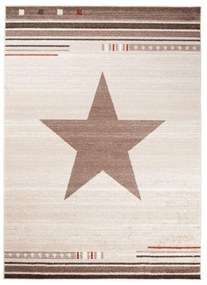 Kusový koberec Hvězda krémový 2 160x220cm