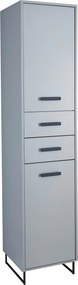 XXXLutz VYSOKÁ SKŘÍŇ, šedá, 41/185/38 cm home24 - Online Only koupelnové skříňky - 001279017403