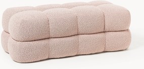 Čalouněná bouclé lavice Ellie