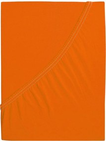 B.E.S. - Petrovice, s.r.o. Prostěradlo JERSEY dětské - Sytá oranžová 70 x 140