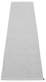 Vinylový koberec Pappelina SVEA Grey Metallic/Light Grey Velikost pappelina: 70x320 cm