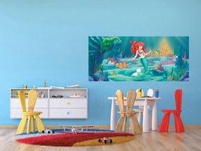 Dětská vliesová fototapeta na zed' Ariel pod vodou, Disney | 202 x 90 cm | DFTDNH 5320