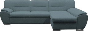 XXXLutz ROHOVÁ SEDAČKA, textil, modrá MID.YOU - Sedací soupravy - 001574004507