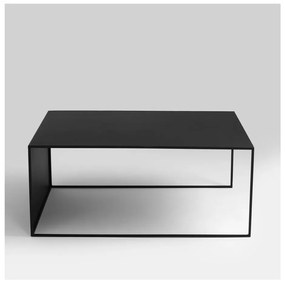 Černý konferenční stolek CustomForm 2Wall, délka 100 cm
