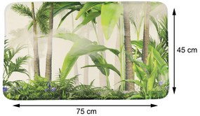 Předložka do koupelny Oasis, 45x75 cm, vícebarevná