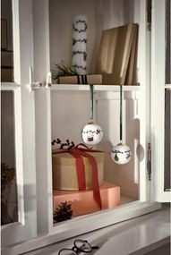 Porcelánová ručně malovaná vánoční ozdoba ø 6 cm Hammershøi Christmas – Kähler Design