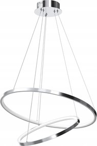 Závěsná lampa Rotonda Chrome 51W Led