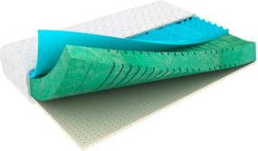 MT Matrace PARMA s paměťovou pěnou a latexem 160x200cm - 24 cm H2,5