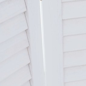 Paraván T568, dělící stěna, 4 panely - 170 × 160 cm - bílá