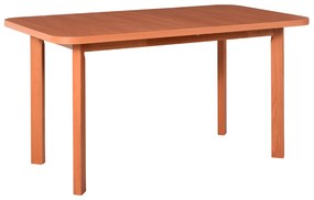 Jídelní stůl Viera Zvolte barvu horní desky: Bílý (borovice andersen), Zvolte barvu nožek: Ořech - nut