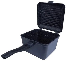 Ridgemonkey pánev connect deep pan & griddle granite edition
