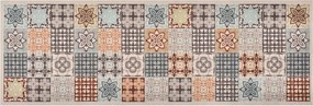 vidaXL Kuchyňský koberec omyvatelný Vaření 60 x 180 cm samet [136547] Barva: Šedá a černá