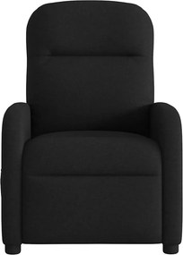 Elektrické polohovací křeslo černé textil 3302954