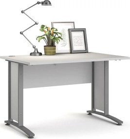 Falco Kancelářský psací stůl Office 403/437 bílá/silver grey