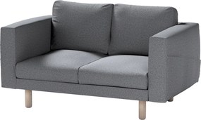 Potah na pohovku IKEA Norsborg 2-místná barva šedá látka pletený vzor